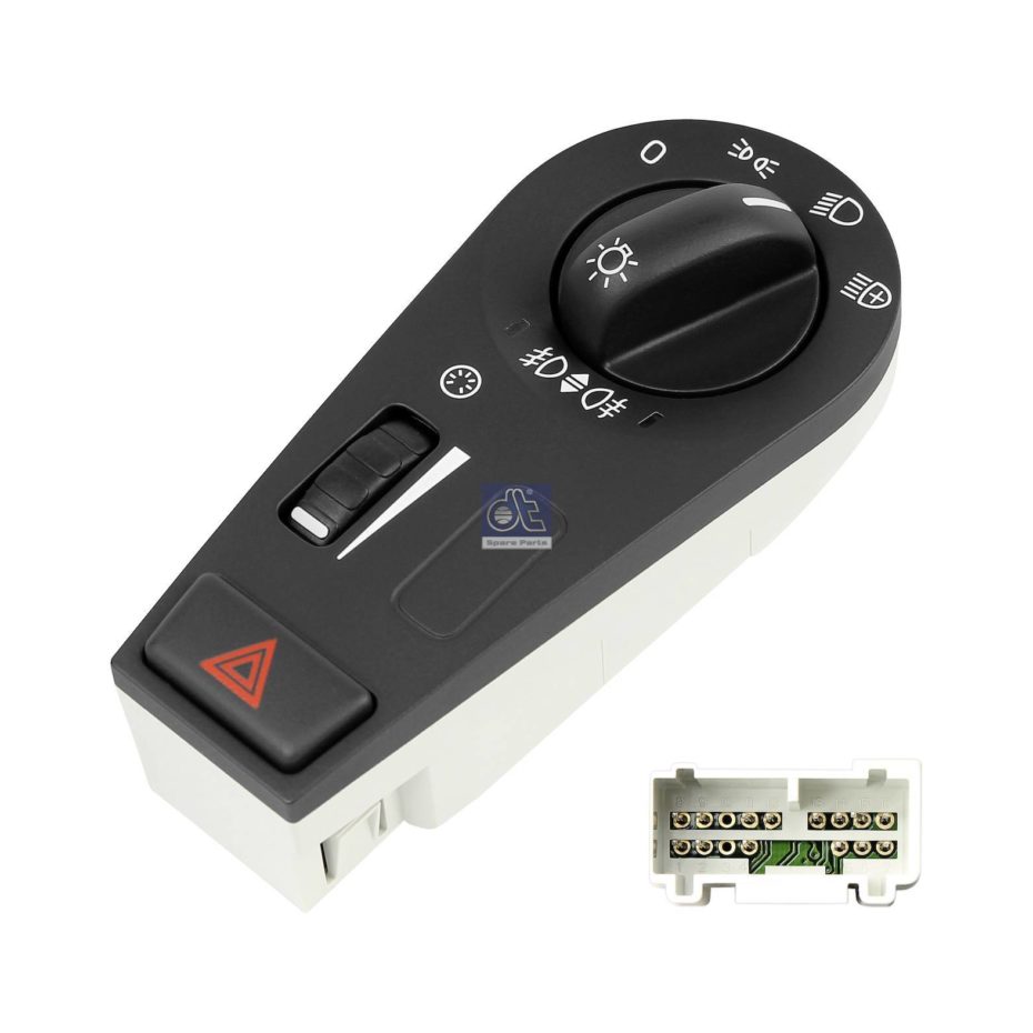 LIGHT SWITCH, WITHOUT FOG LAMP (0015452604 - 0015453304) - LPM TRUCK PARTS