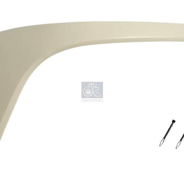 LAMP COVER, LEFT WHITE PRIMED (9608803605) - LPM TRUCK PARTS